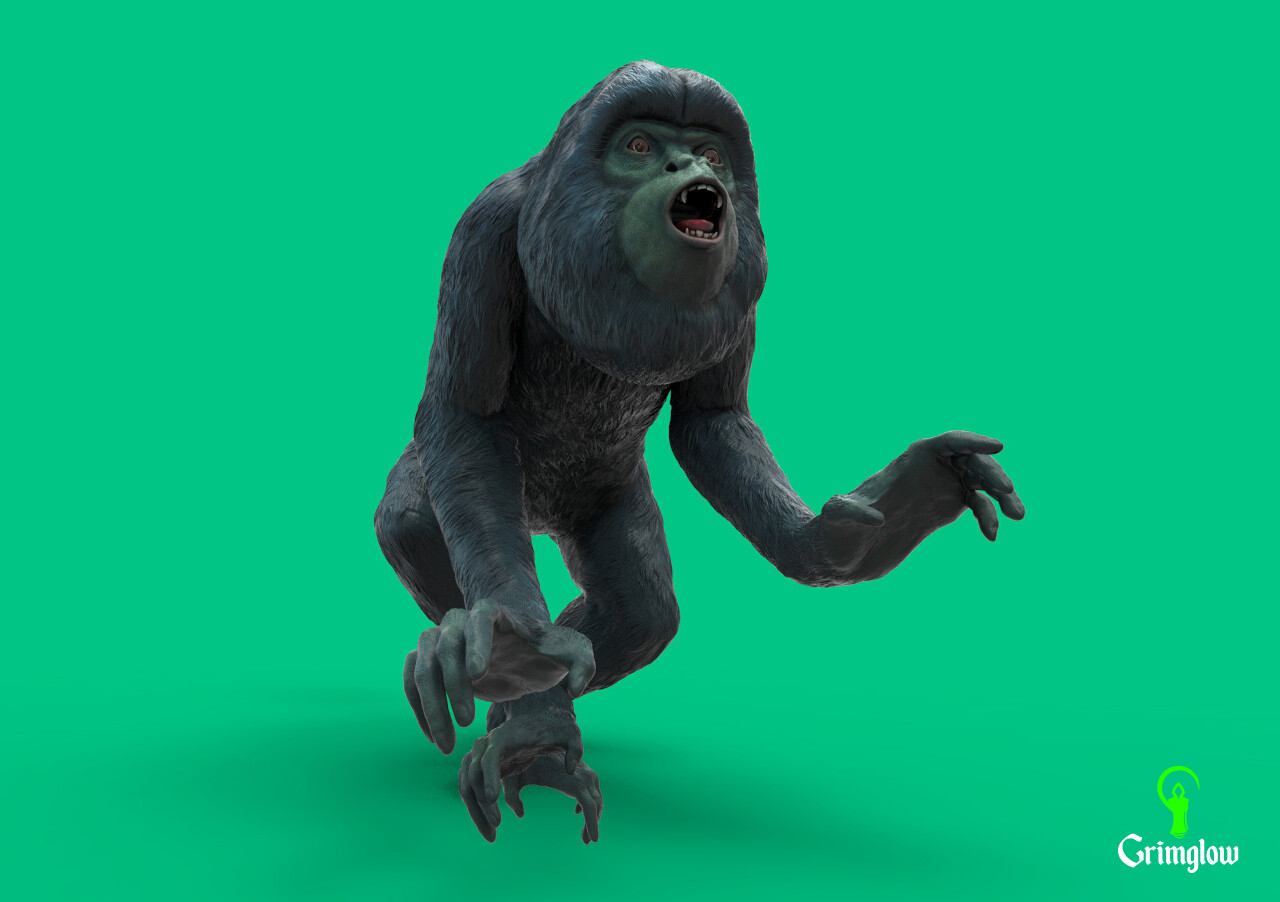 ArtStation - Howler Monkey (Black) | Resources