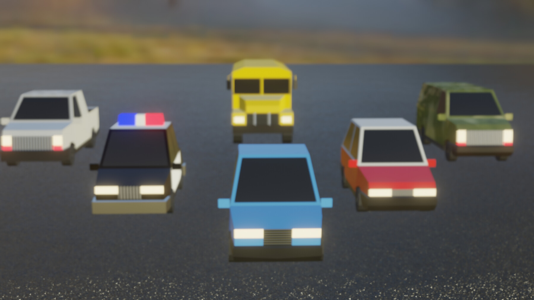 ArtStation - collection of low poly vehicles (stylized) | Game Assets