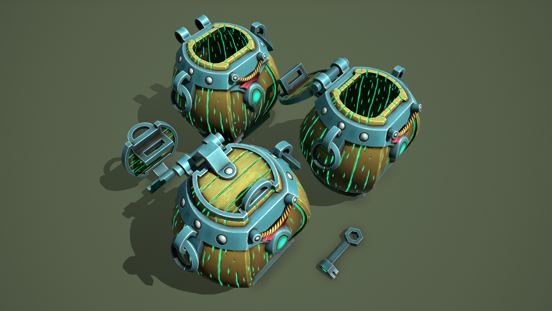 ArtStation - Barrel Chest | Game Assets