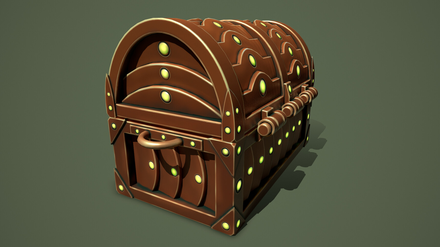 ArtStation - Bronze chest | Game Assets