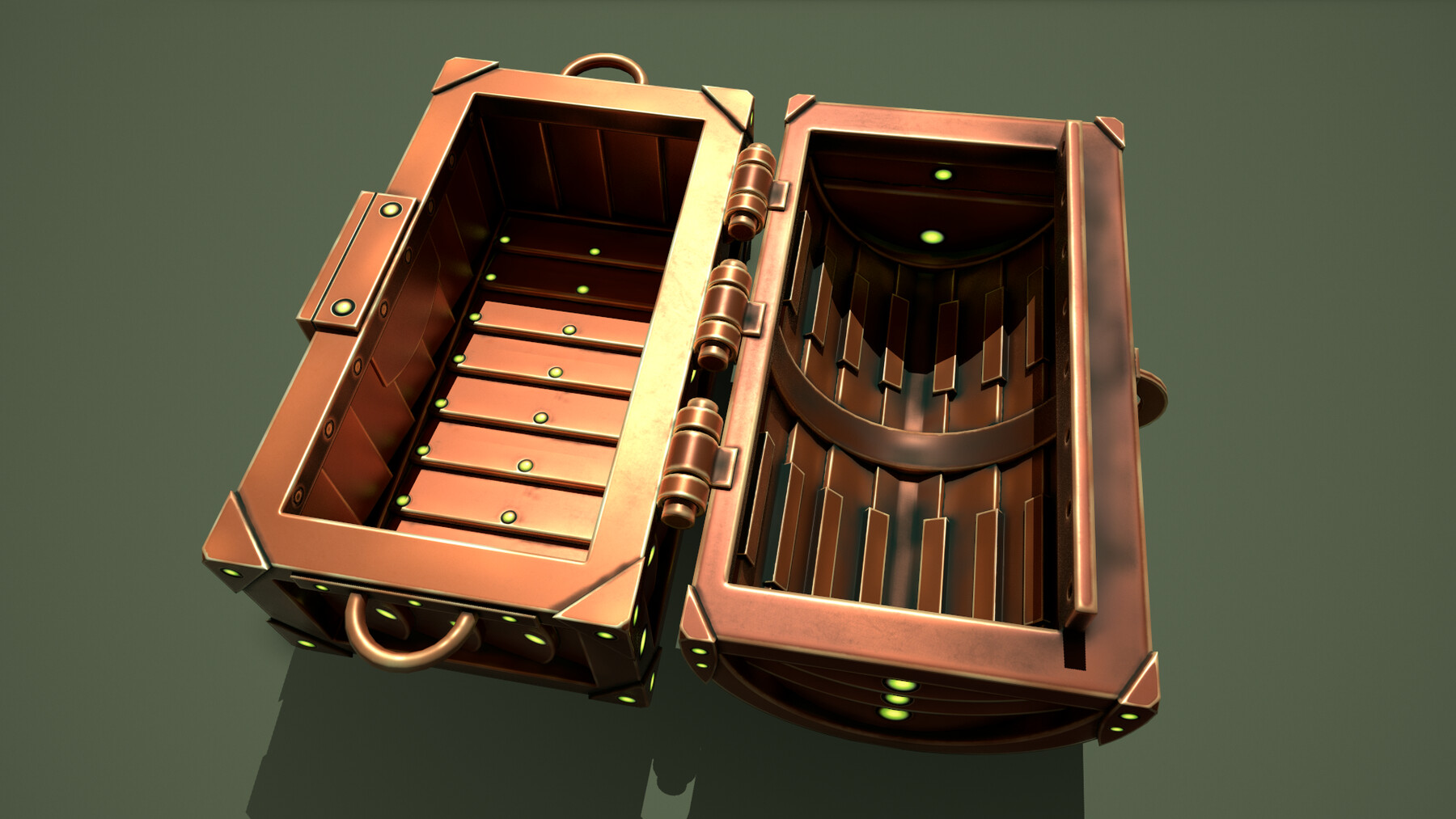 ArtStation - Bronze chest | Game Assets
