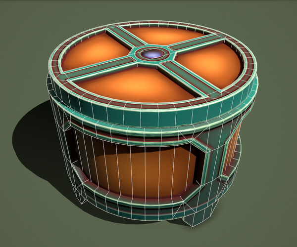 ArtStation - Cylinder lootbox | Game Assets