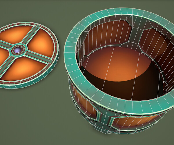 ArtStation - Cylinder lootbox | Game Assets