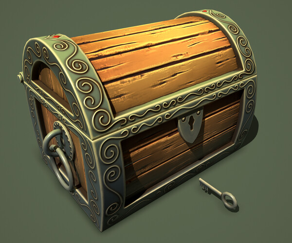 ArtStation - Magic chest 2 | Game Assets