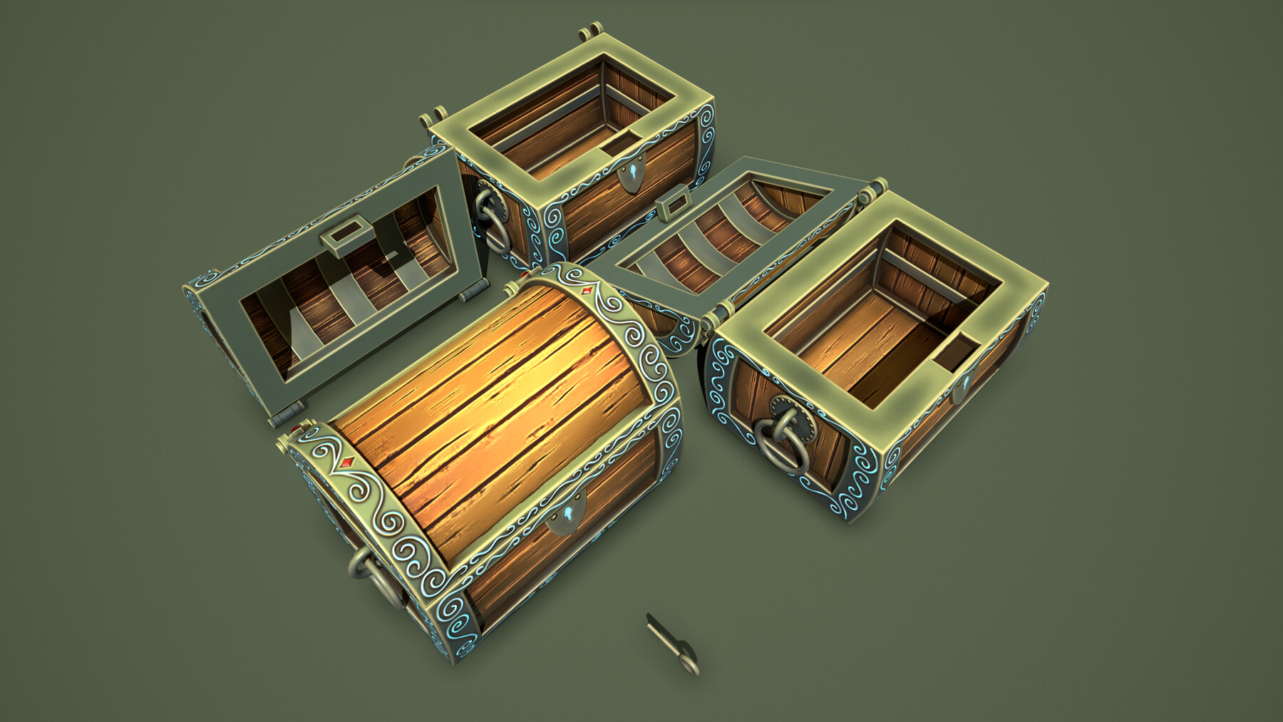 ArtStation - Magic chest 2 | Game Assets