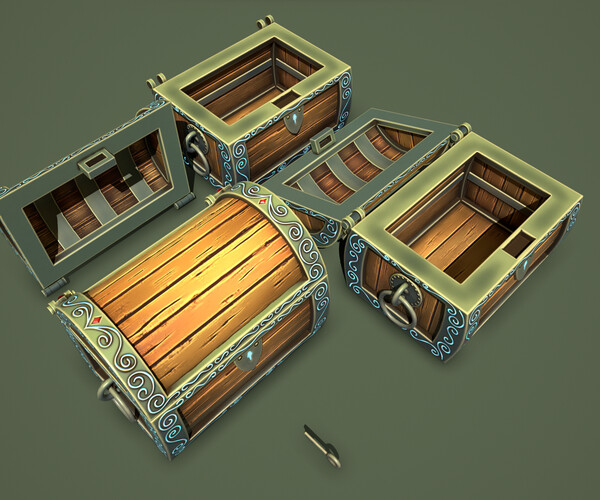 ArtStation - Magic chest 2 | Game Assets