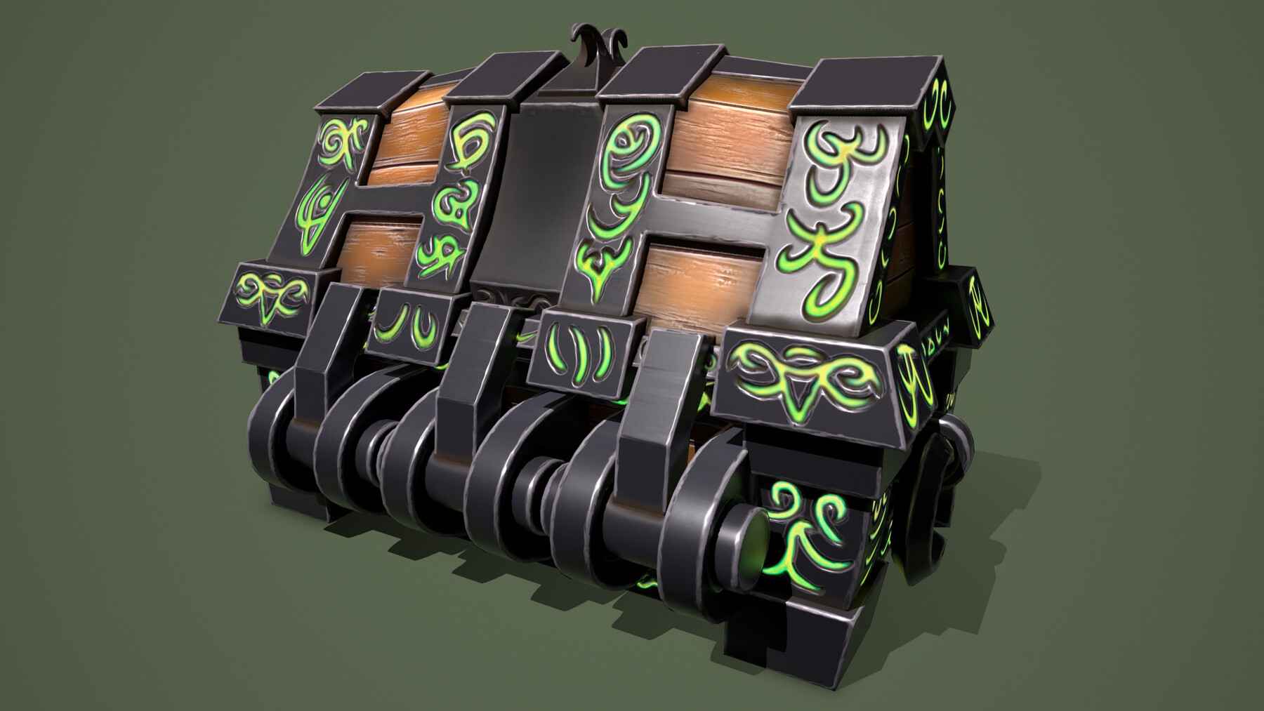 ArtStation - Rune chest and ingots | Game Assets