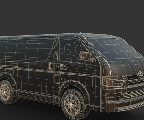 ArtStation - Van car 3d model | Game Assets