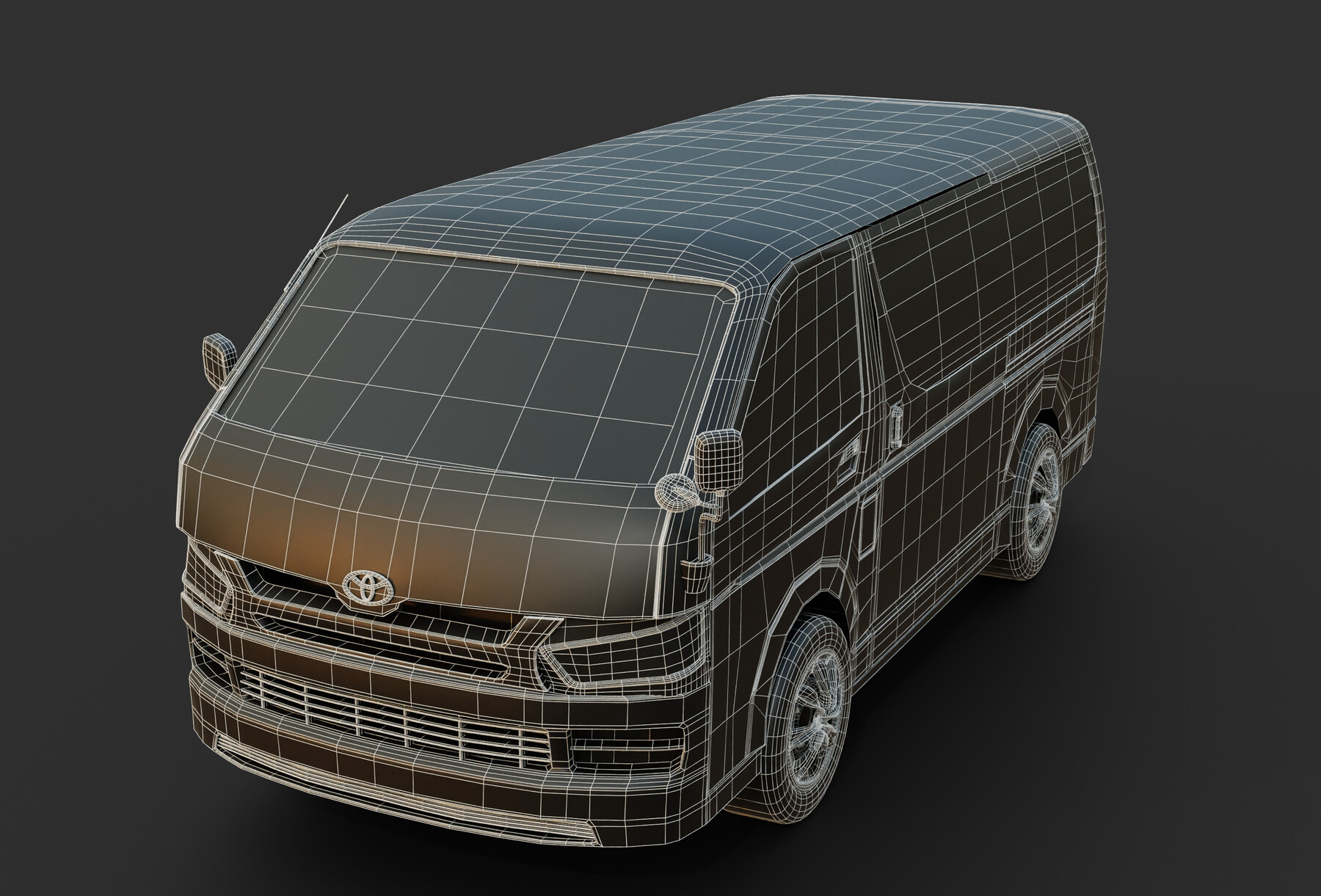 ArtStation - Van car 3d model | Game Assets