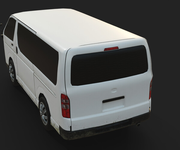 ArtStation - Van car 3d model | Game Assets