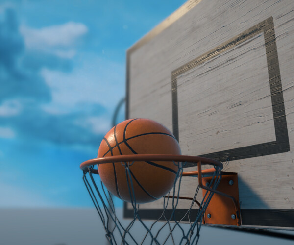 ArtStation - Basketball hoop | Game Assets