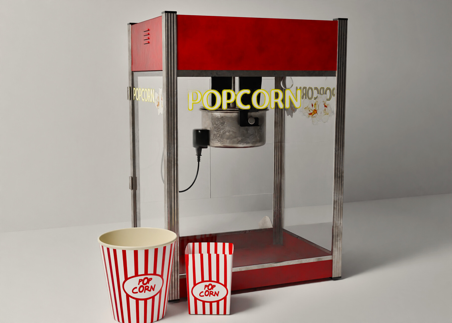 ArtStation - Popcorn popper machine | Game Assets