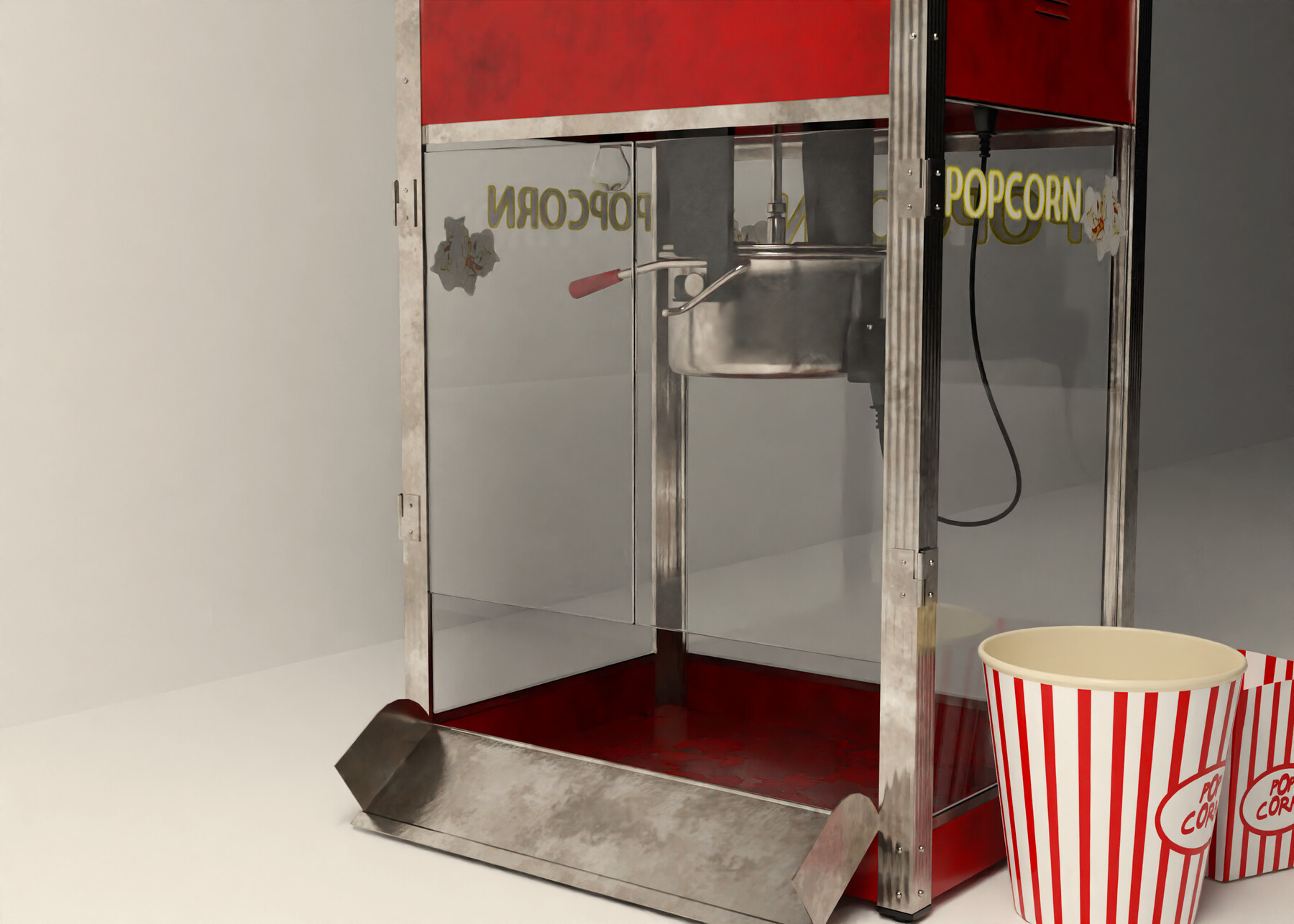 ArtStation - Popcorn popper machine | Game Assets