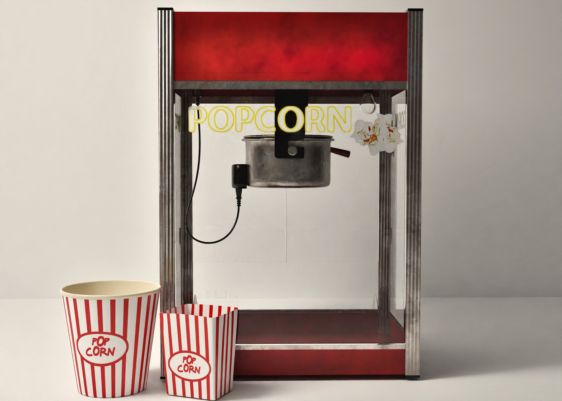 ArtStation - Popcorn popper machine | Game Assets