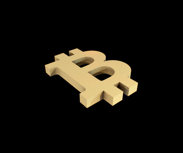 ArtStation - Bitcoin 3D Model | Resources