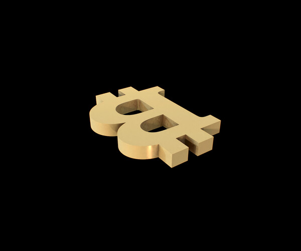 ArtStation - Bitcoin 3D Model | Resources