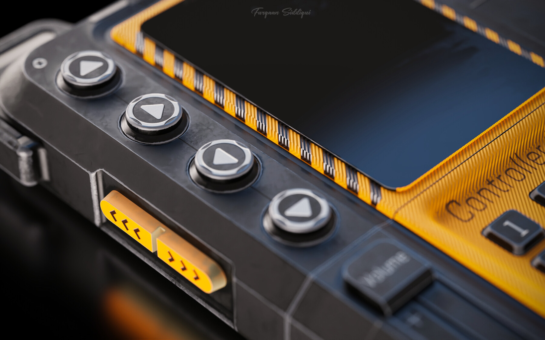 ArtStation - Sci-Fi Controller V7 | Game Assets