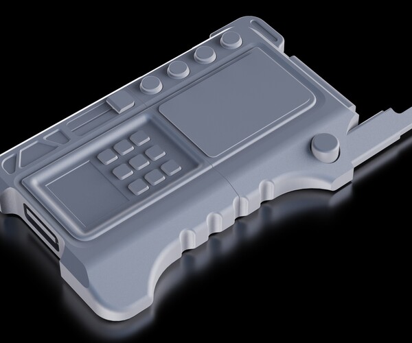 ArtStation - Sci-Fi Controller V7 | Game Assets