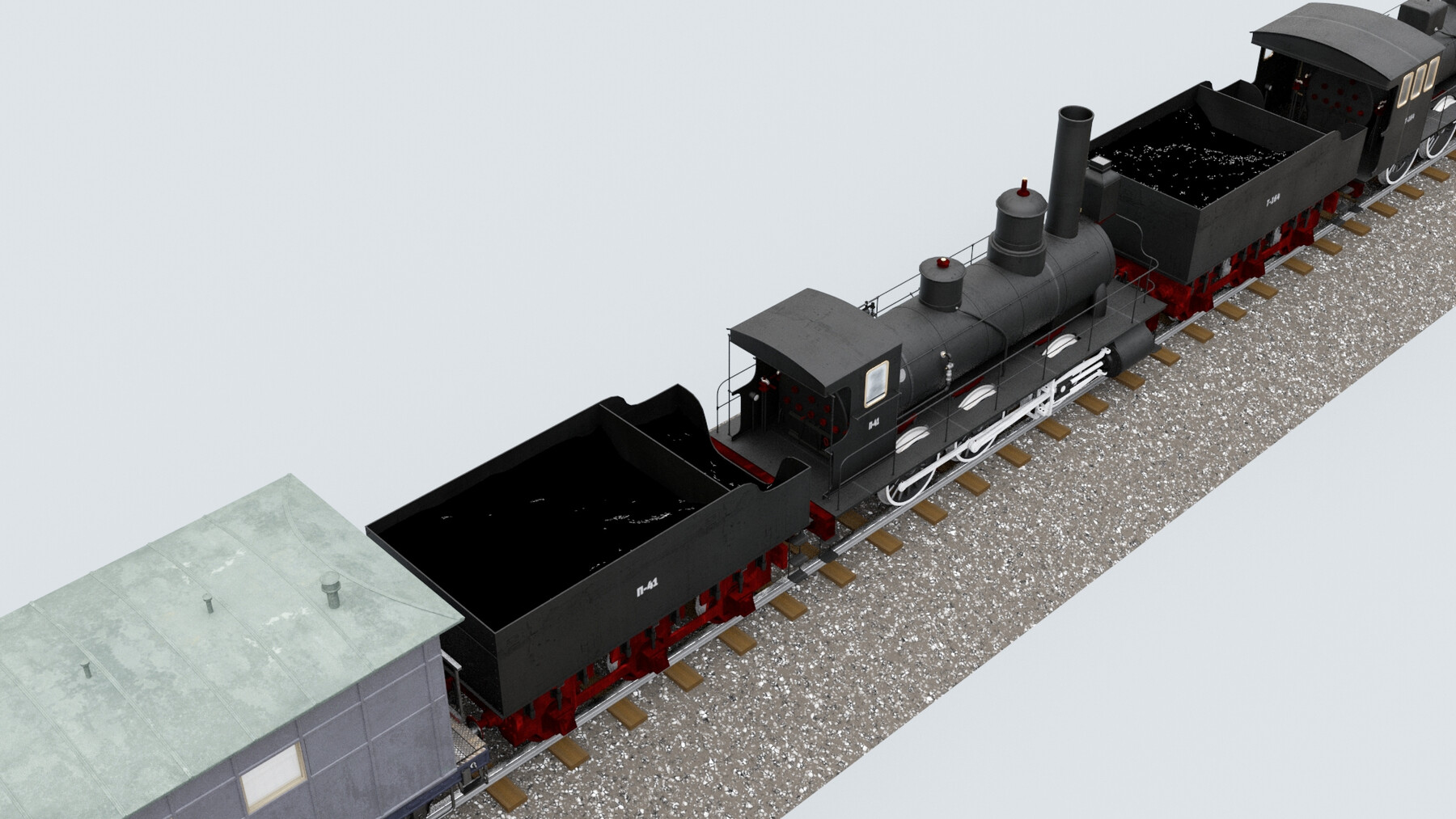 ArtStation - Steam locomotive type 030 series Gv | Resources