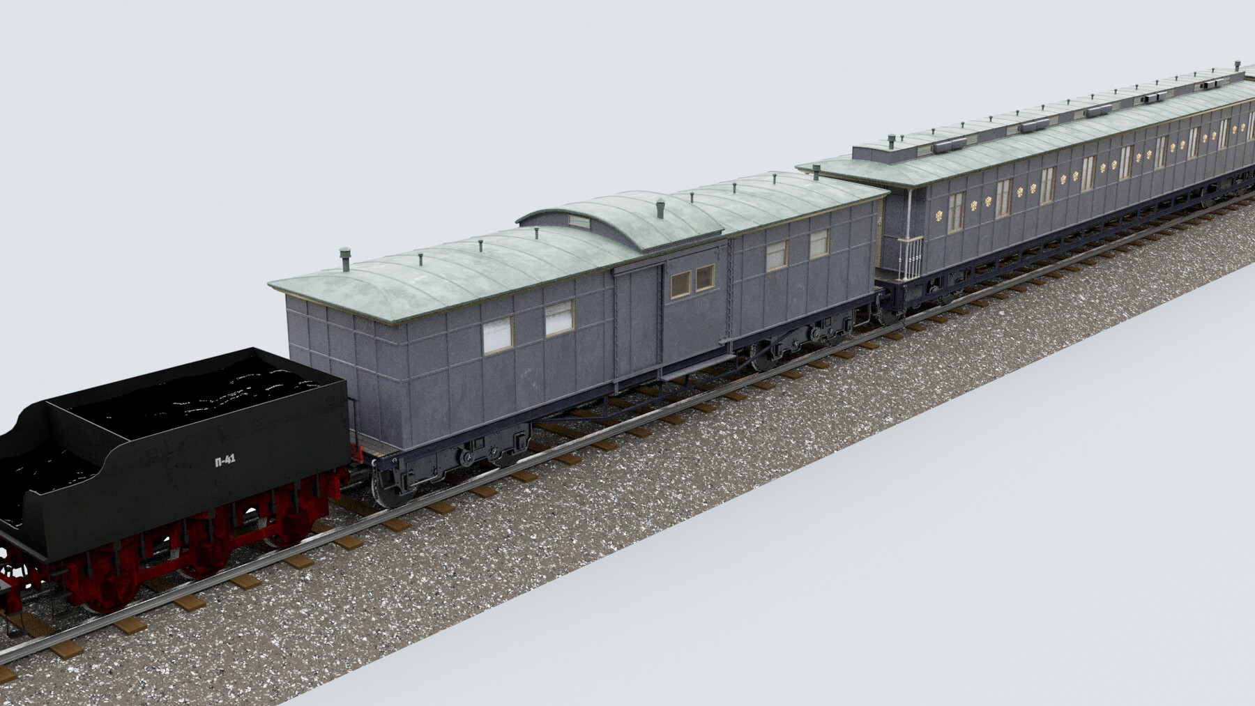 ArtStation - Steam locomotive type 030 series Gv | Resources