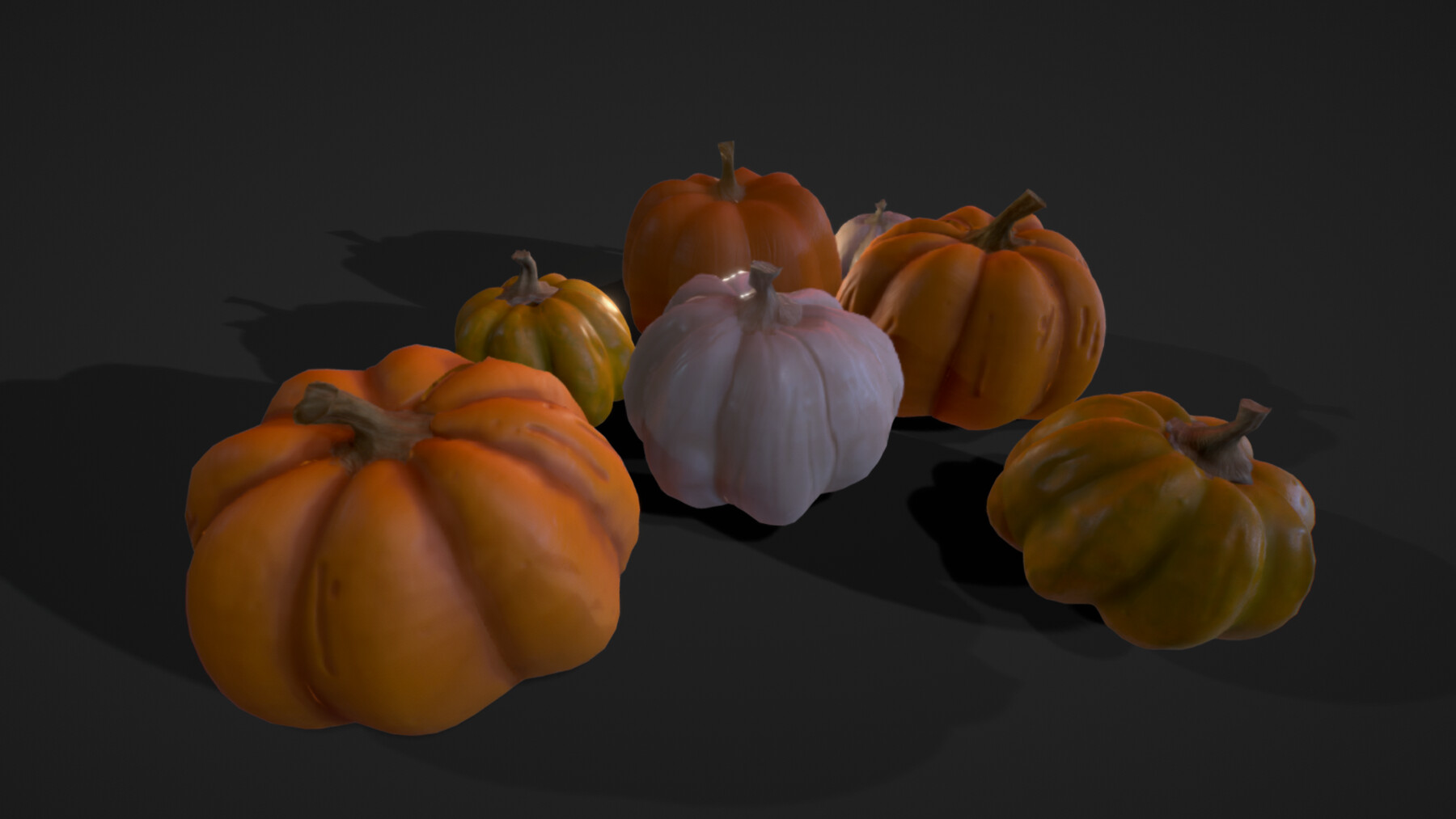 ArtStation - Pumpkin Variety Pack and Jackolantern Bundle | Game Assets