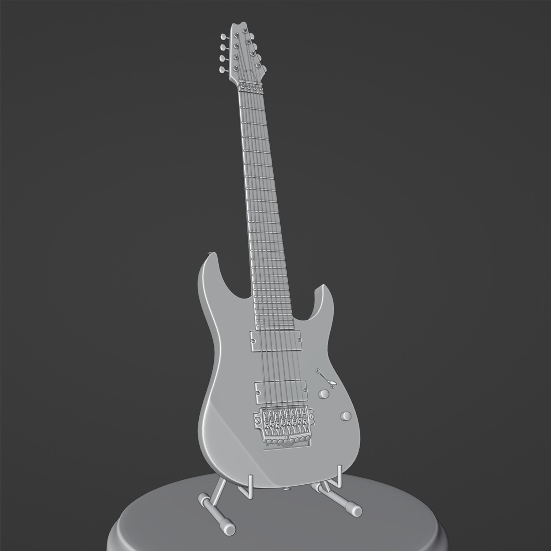 ArtStation - Ibanez 8 String Electric Guitar | Resources