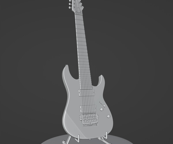 ArtStation - Ibanez 8 String Electric Guitar | Resources