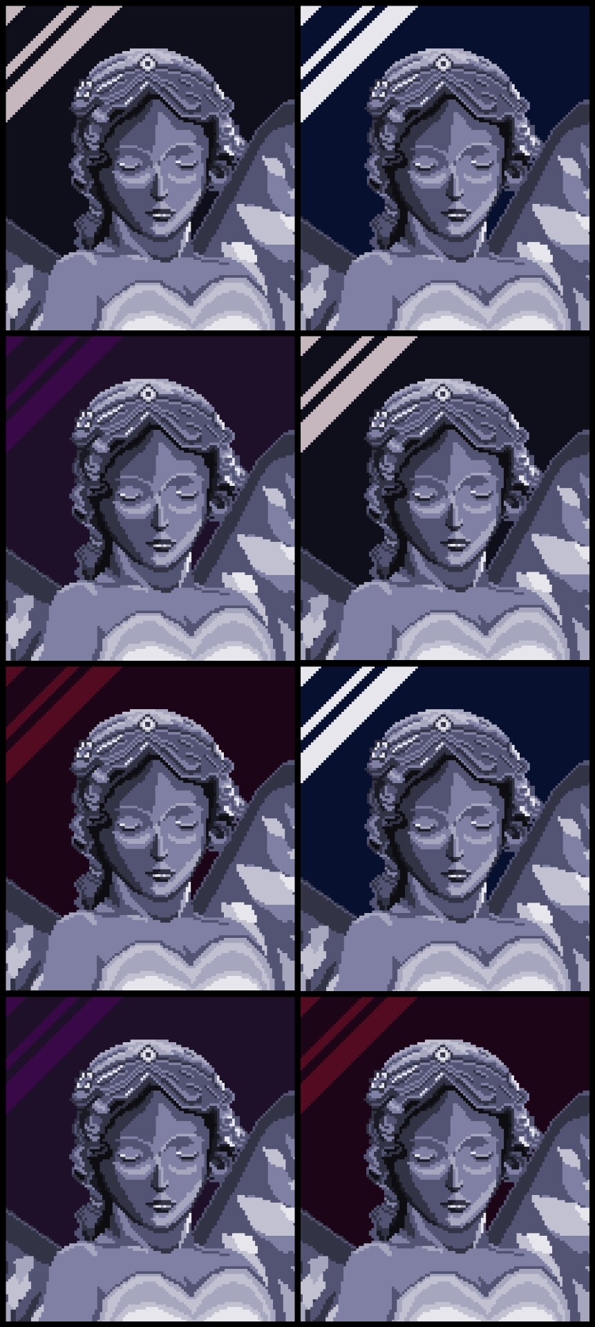 ArtStation - Angel Pixel Art Mobile Wallpapers | Artworks