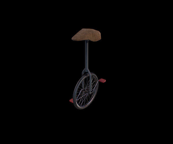 ArtStation - One wheel bicycle | Game Assets
