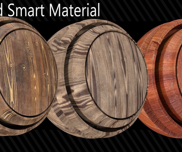 ArtStation - Wood Smart Materials Vol_5 | Game Assets