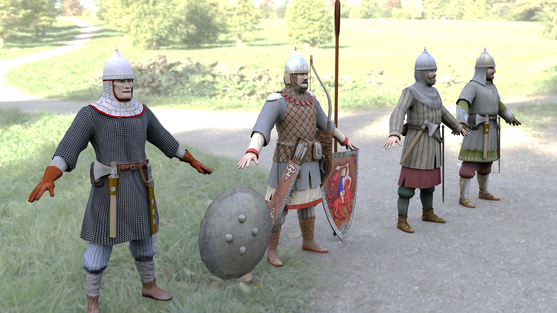 ArtStation - Warrior Russian | Resources