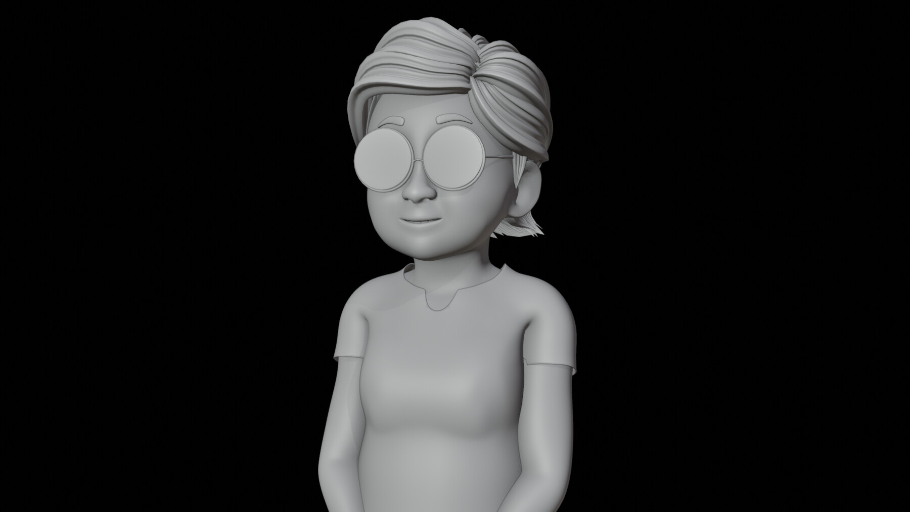 ArtStation - Cartoon Grandma - Fully rigged | Game Assets