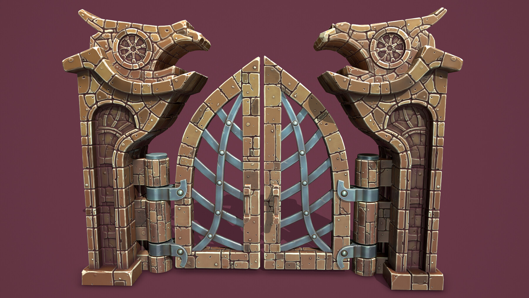 ArtStation - Fantasy entrance | Game Assets