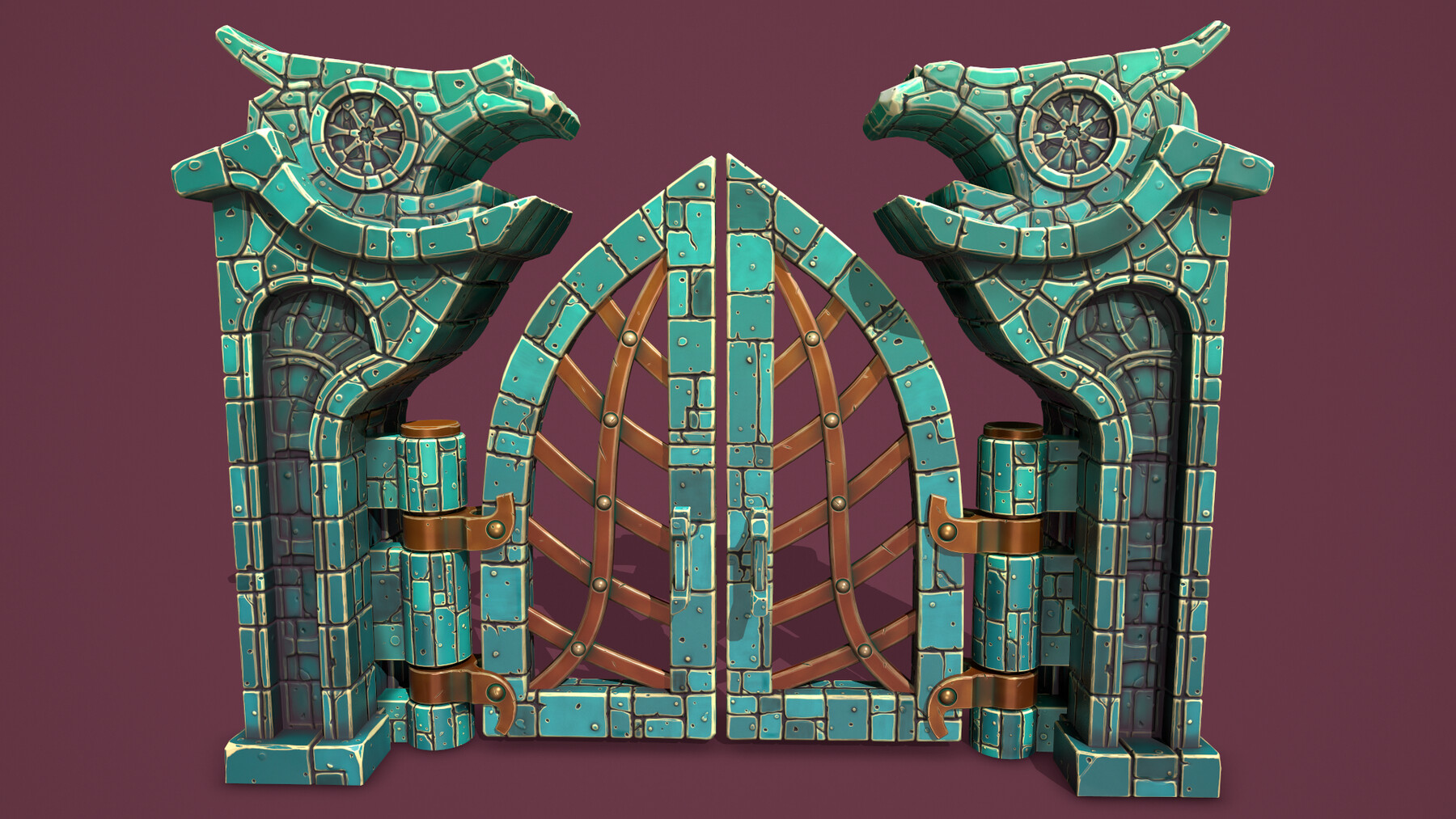 ArtStation - Fantasy entrance | Game Assets