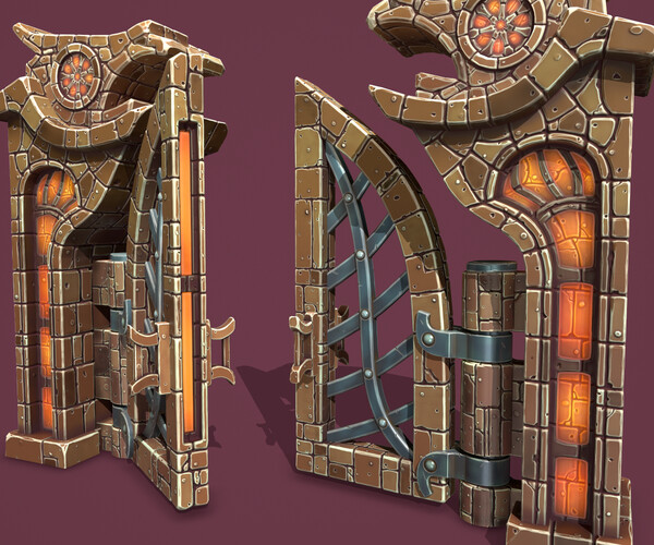 ArtStation - Fantasy entrance | Game Assets