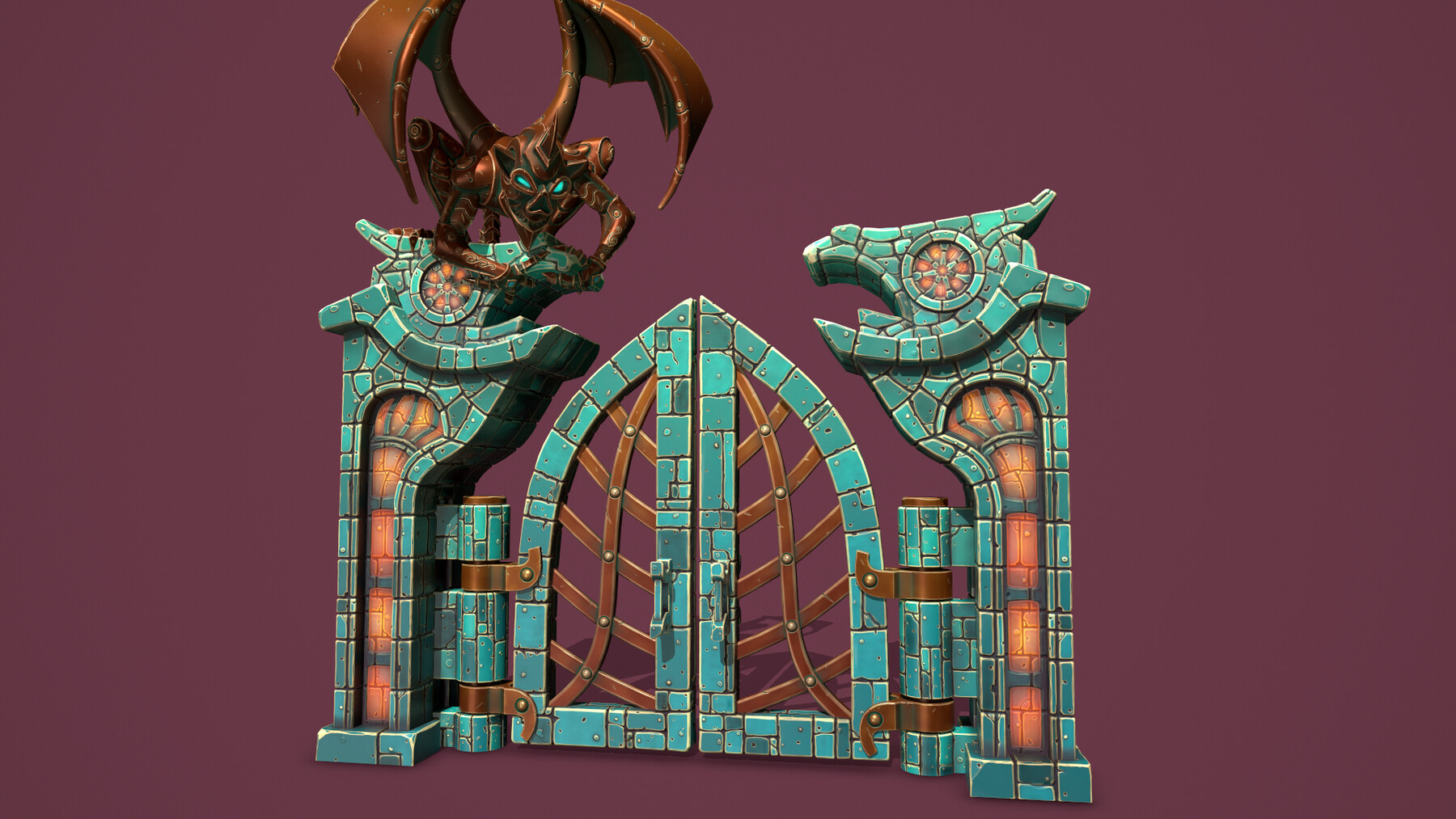 ArtStation - Fantasy entrance | Game Assets