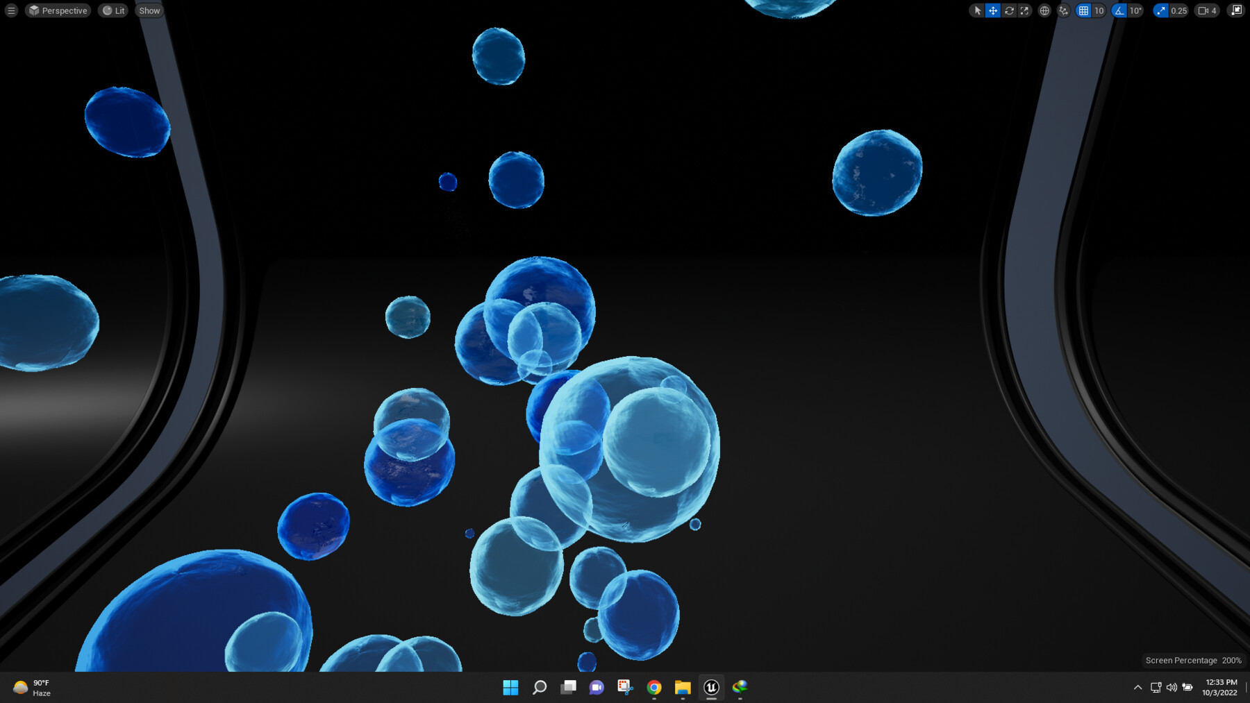 Artstation Unreal Engine Bubble Effect Download File Game Assets