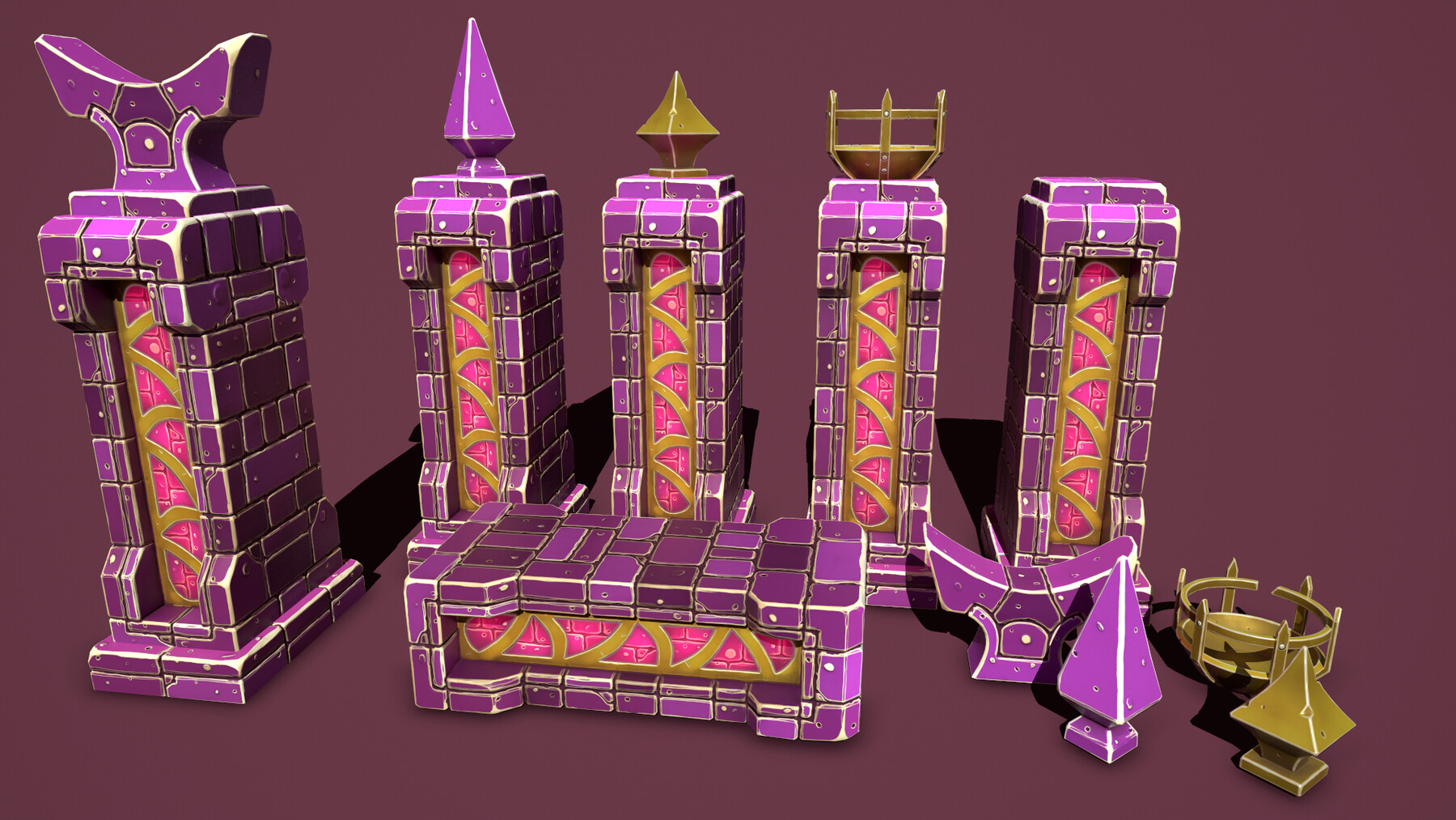 ArtStation - Fantasy obelisk 1 | Game Assets