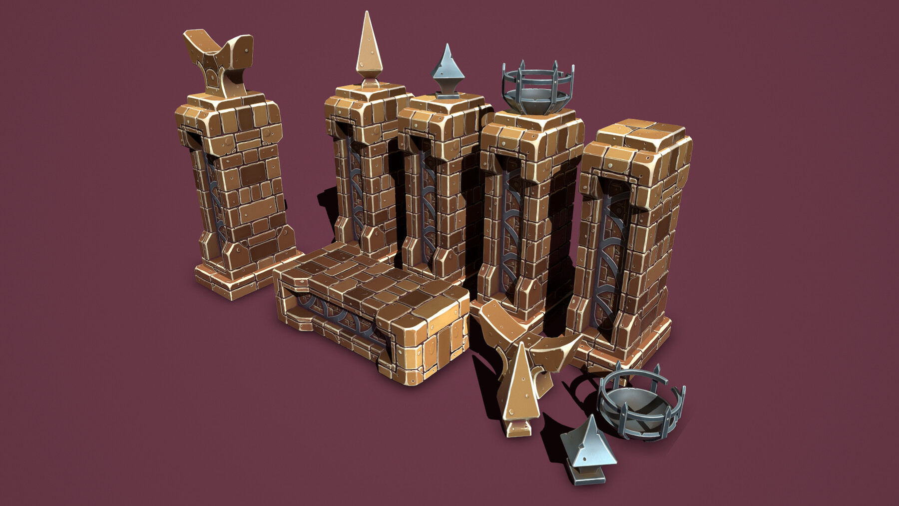ArtStation - Fantasy obelisk 1 | Game Assets