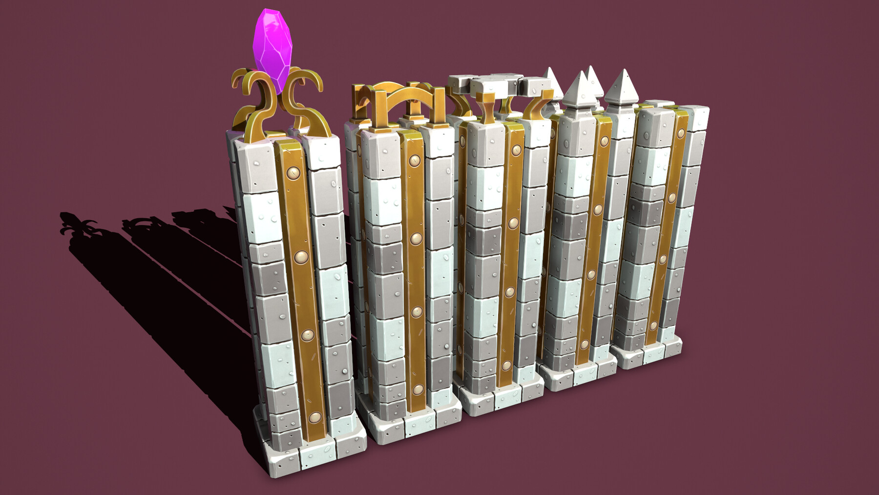 ArtStation - Fantasy obelisk 2 | Game Assets