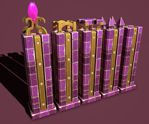 ArtStation - Fantasy obelisk 2 | Game Assets