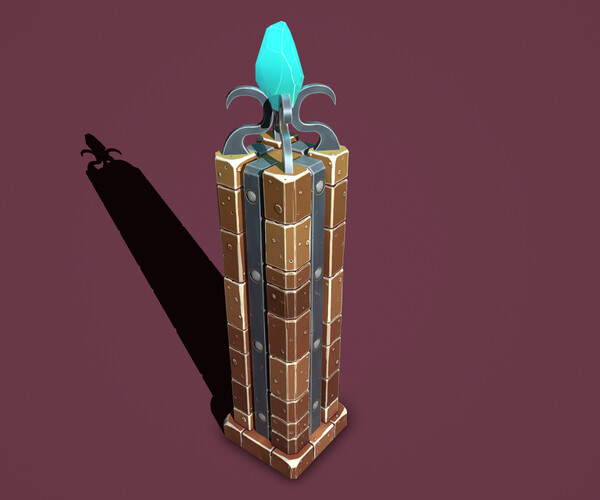 ArtStation - Fantasy obelisk 2 | Game Assets