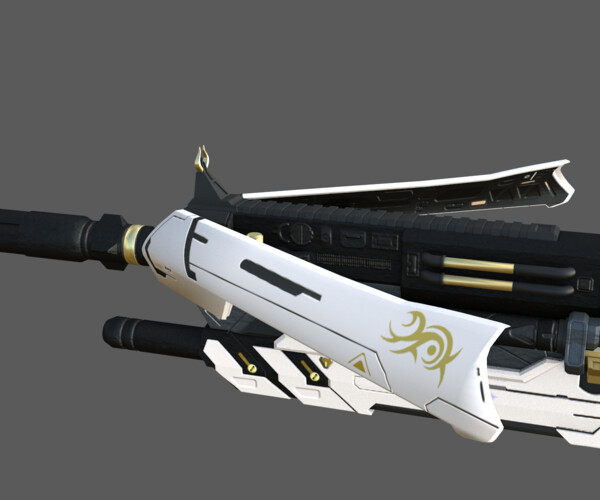 ArtStation - Dark Matter Surge Rifle | Game Assets