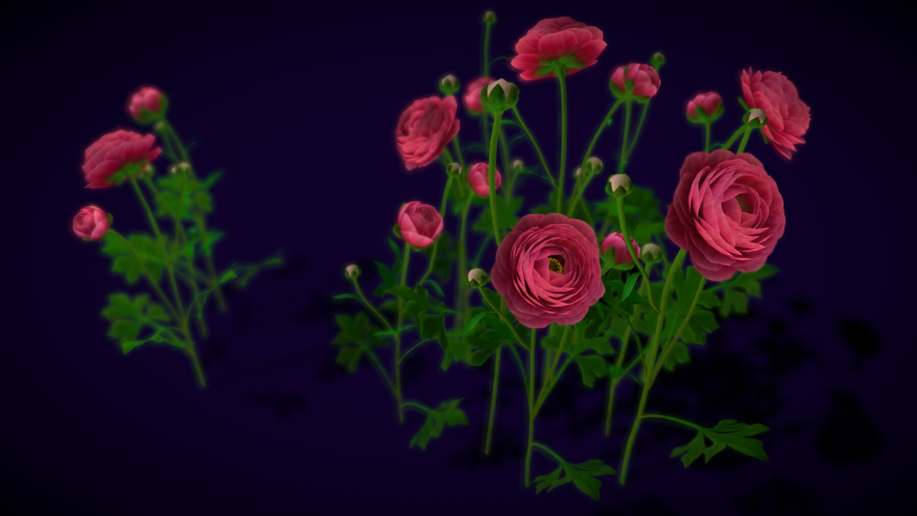 ArtStation - Flower Ranunculus | Game Assets