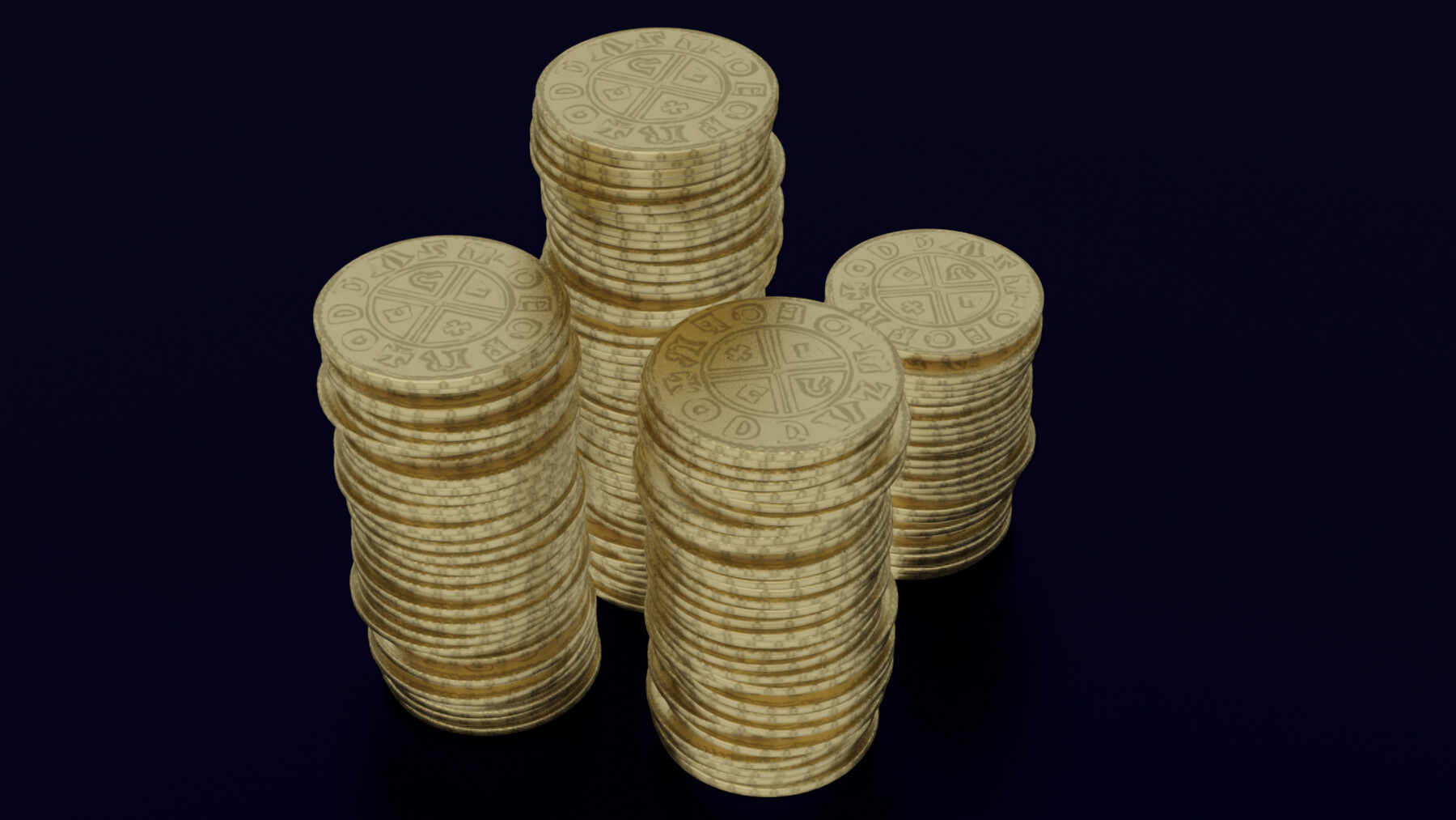 ArtStation - COINS GAME READY 3D MODEL | Game Assets