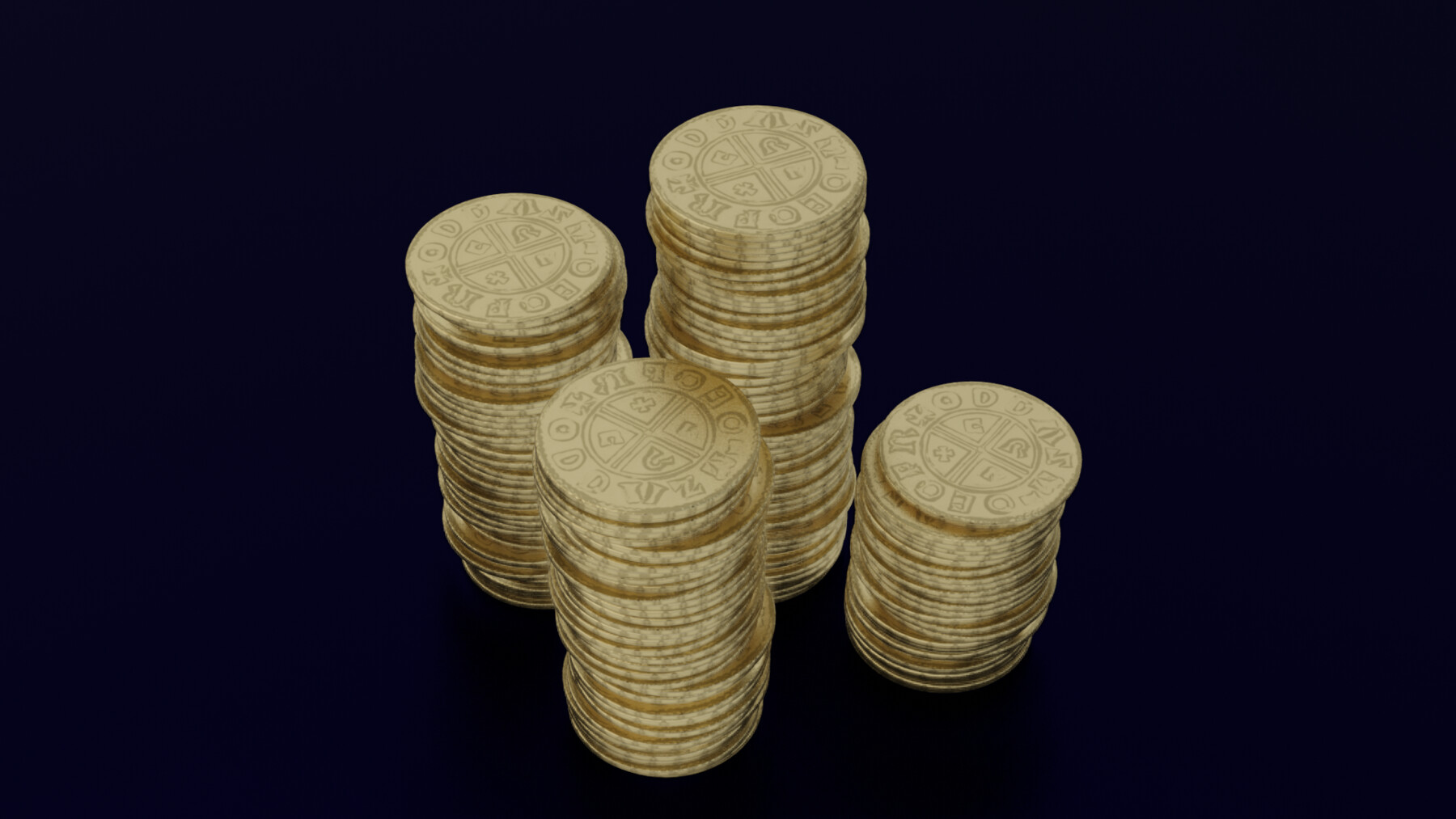 ArtStation - COINS GAME READY 3D MODEL | Game Assets