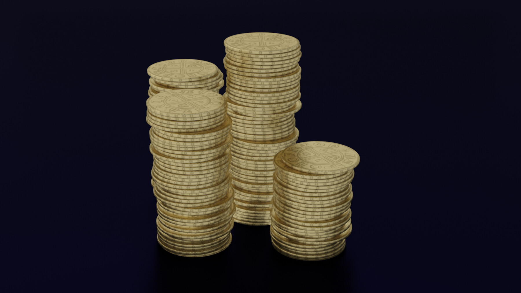 ArtStation - COINS GAME READY 3D MODEL | Game Assets