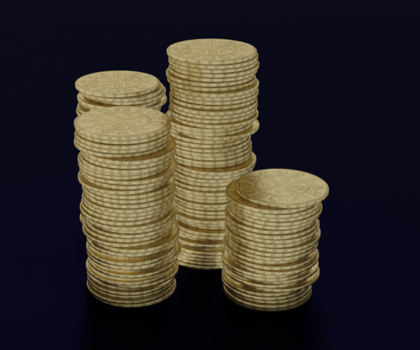 ArtStation - COINS GAME READY 3D MODEL | Game Assets