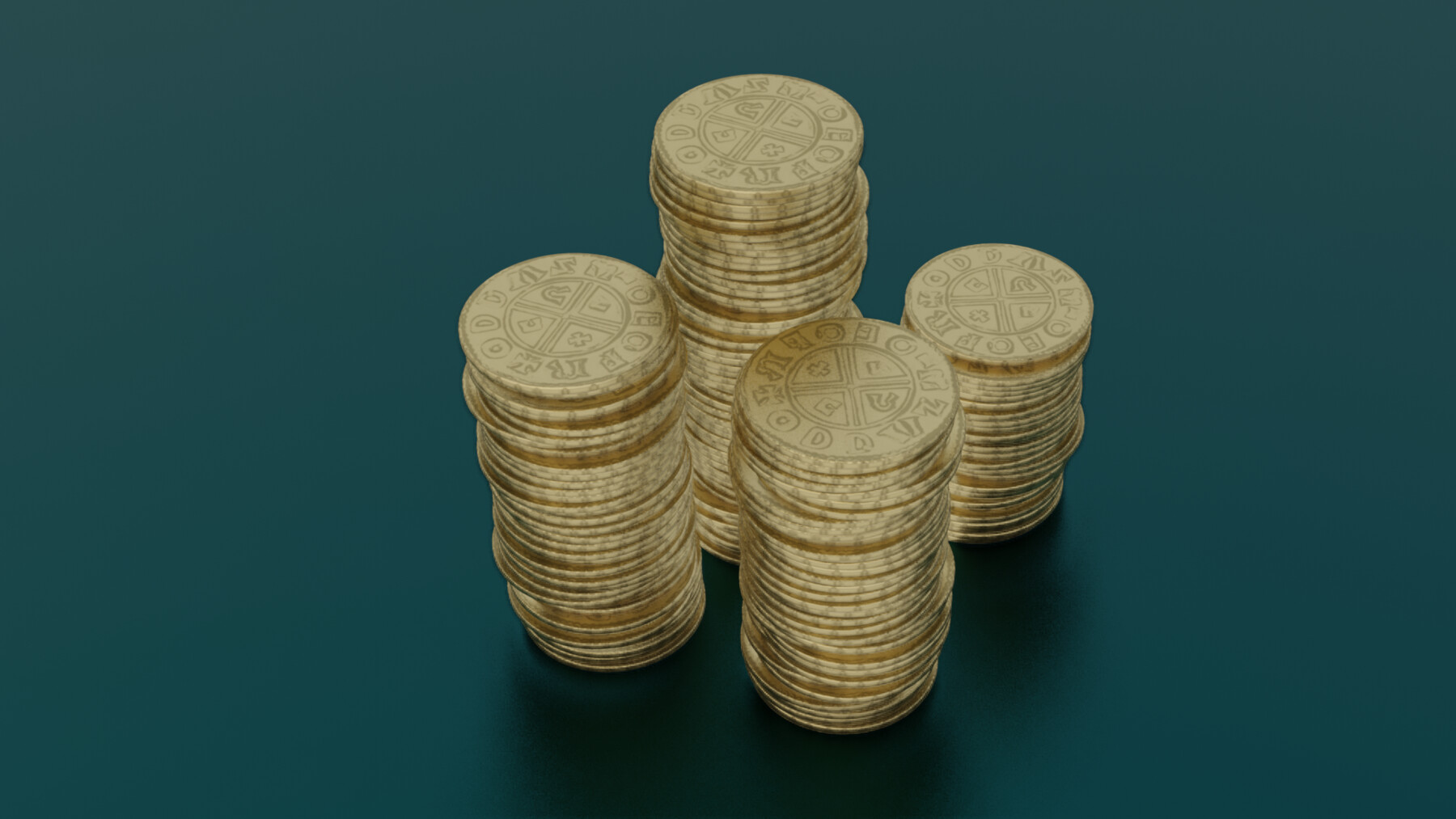 ArtStation - COINS GAME READY 3D MODEL | Game Assets