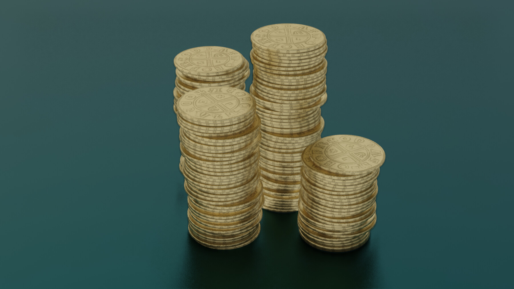 ArtStation - COINS GAME READY 3D MODEL | Game Assets